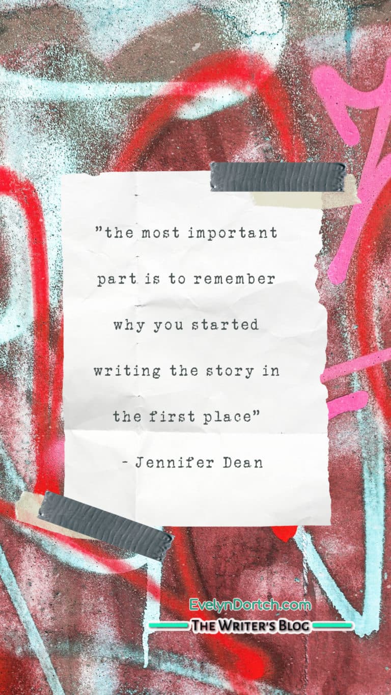 Just Write - a Guest Post by Jennifer Dean ‣ The Writers Blog
